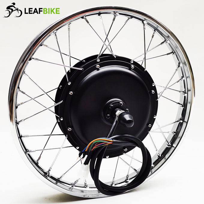 1.4 - 17 inch 48V 52V 2000W rear electric motorcycle motor kit