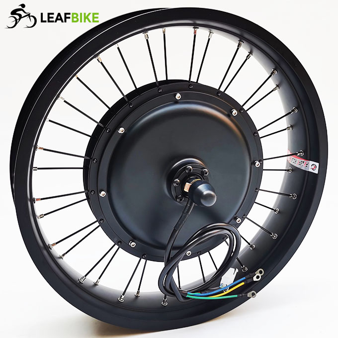 20 inch 48V 52V 1500W front beach snow fat bike motor wheel