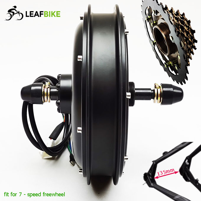48V 52V 1500W rear spoke hub motor