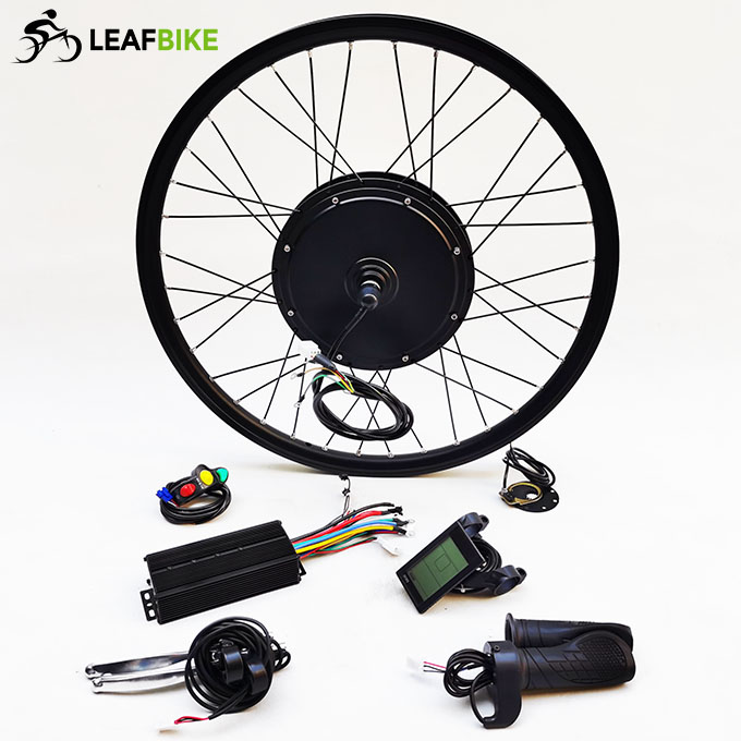 BMX 26 inch 48V 52V 1500W rear hub motor electric bike conversion kit