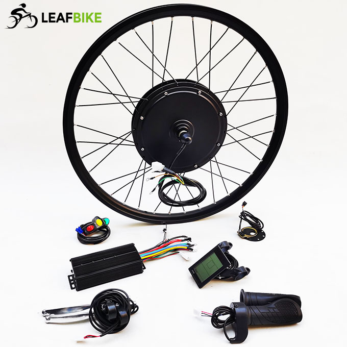BMX 26 inch 48V 52V 1500W rear hub motor electric bike conversion kit
