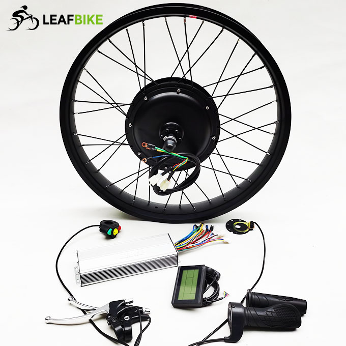 20 inch 60V 3000W rear hub motor electric bike conversion kit beach ...